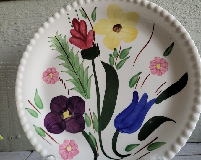 Vintage Blue Ridge Dinner Plate-mountain Nosegay Pattern on the ...