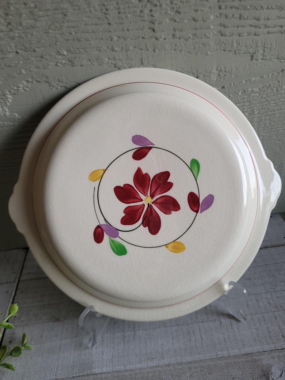 Lovely Southern Potteries/blue Ridge Potteries Lid for a Covered Bowl ...