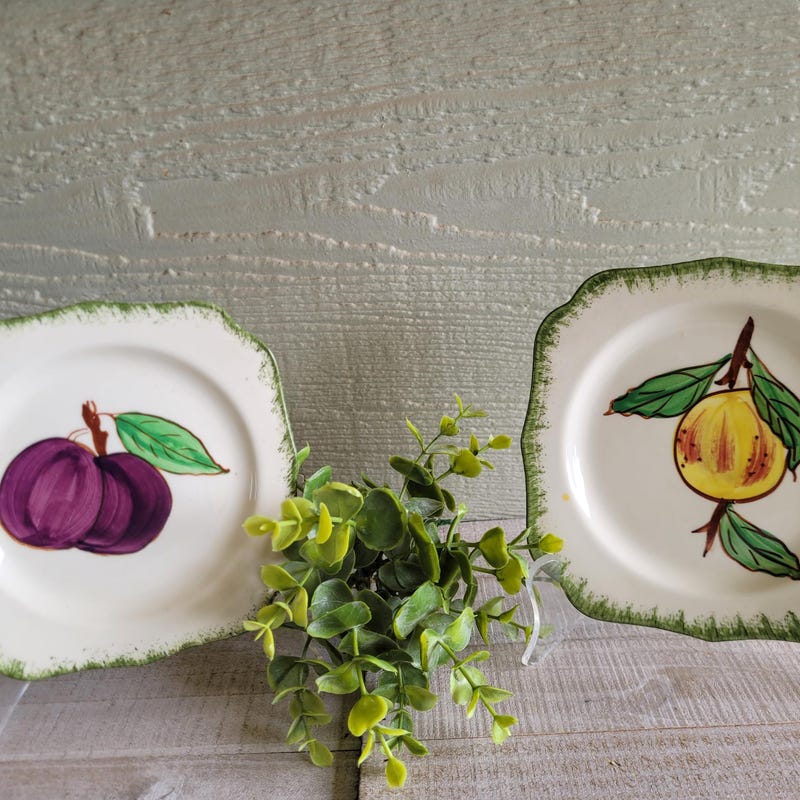 Blue Ridge Plates - Etsy