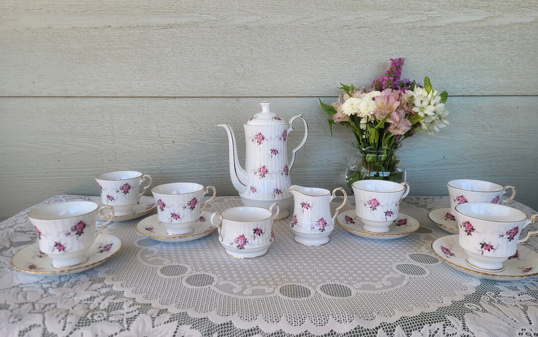 Vintage Princess House Coffee/tea Service for Six in the Lovely Windsor ...