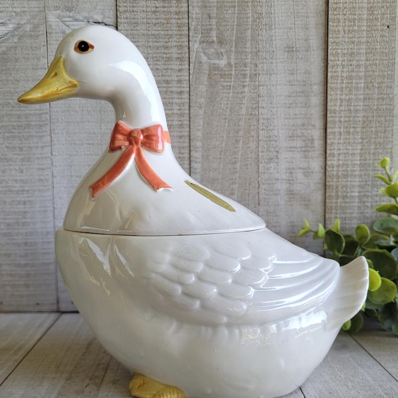 Goose Cookie Jar - Etsy