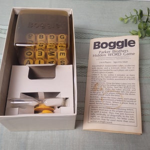 Vintage Boggle Game 1977 Edition by Parker Brothers - Etsy