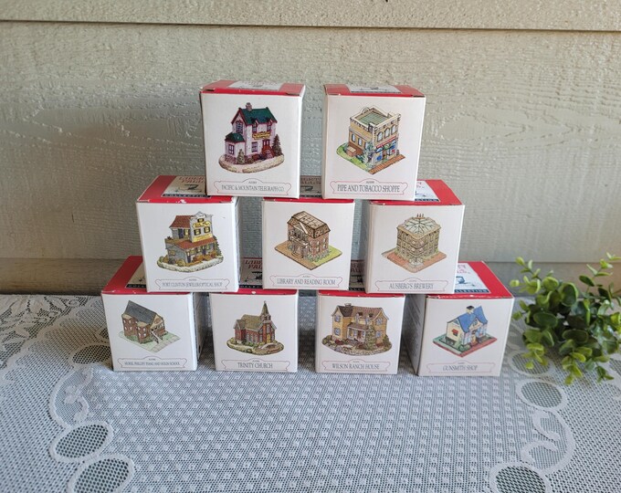 Liberty Falls Village Collection, Miniature Holiday Village Display ...