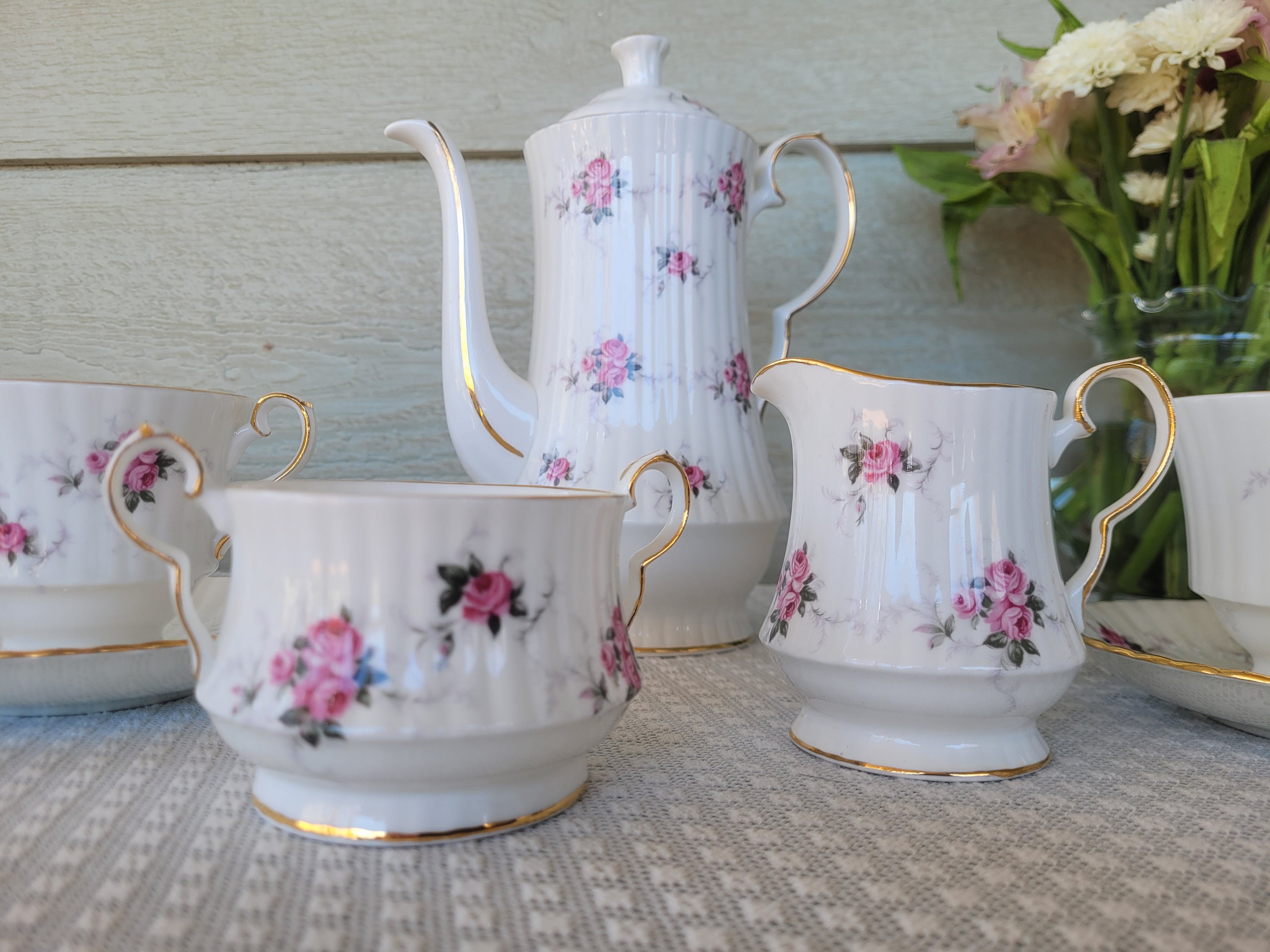 Vintage Princess House Coffee/tea Service for Six in the Lovely Windsor ...