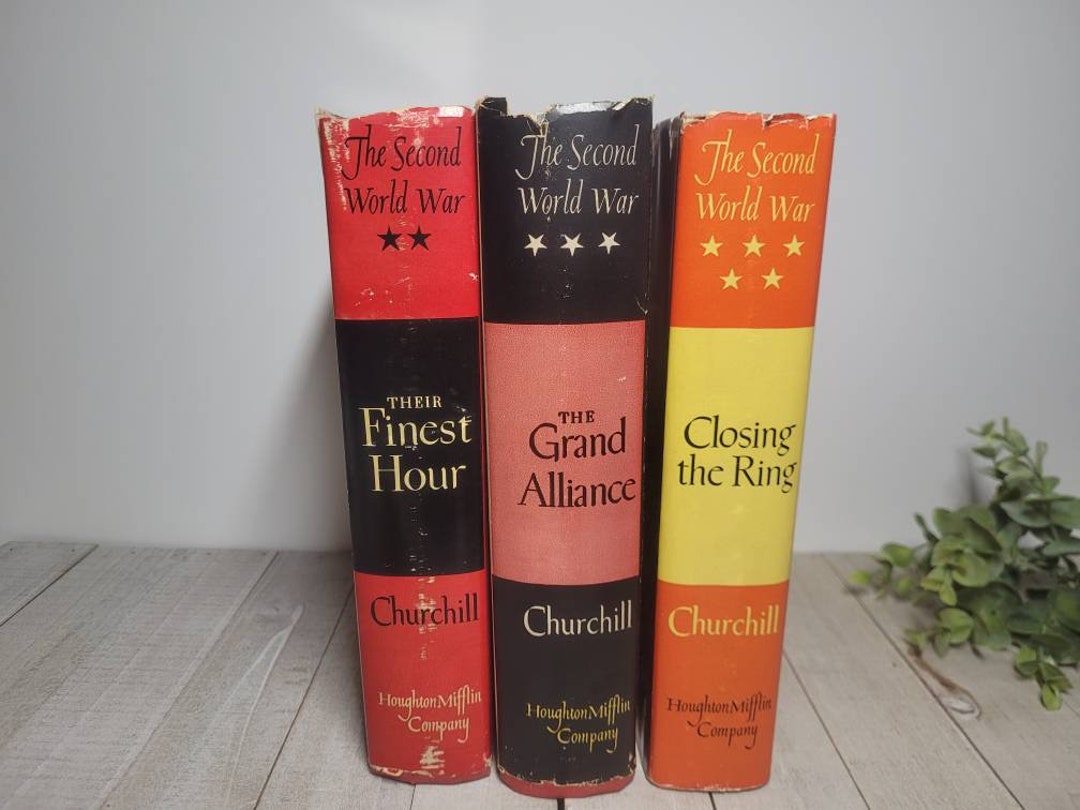 Winston Churchill Books on World War Ii-volumes 2, 3, and 5 Sold ...