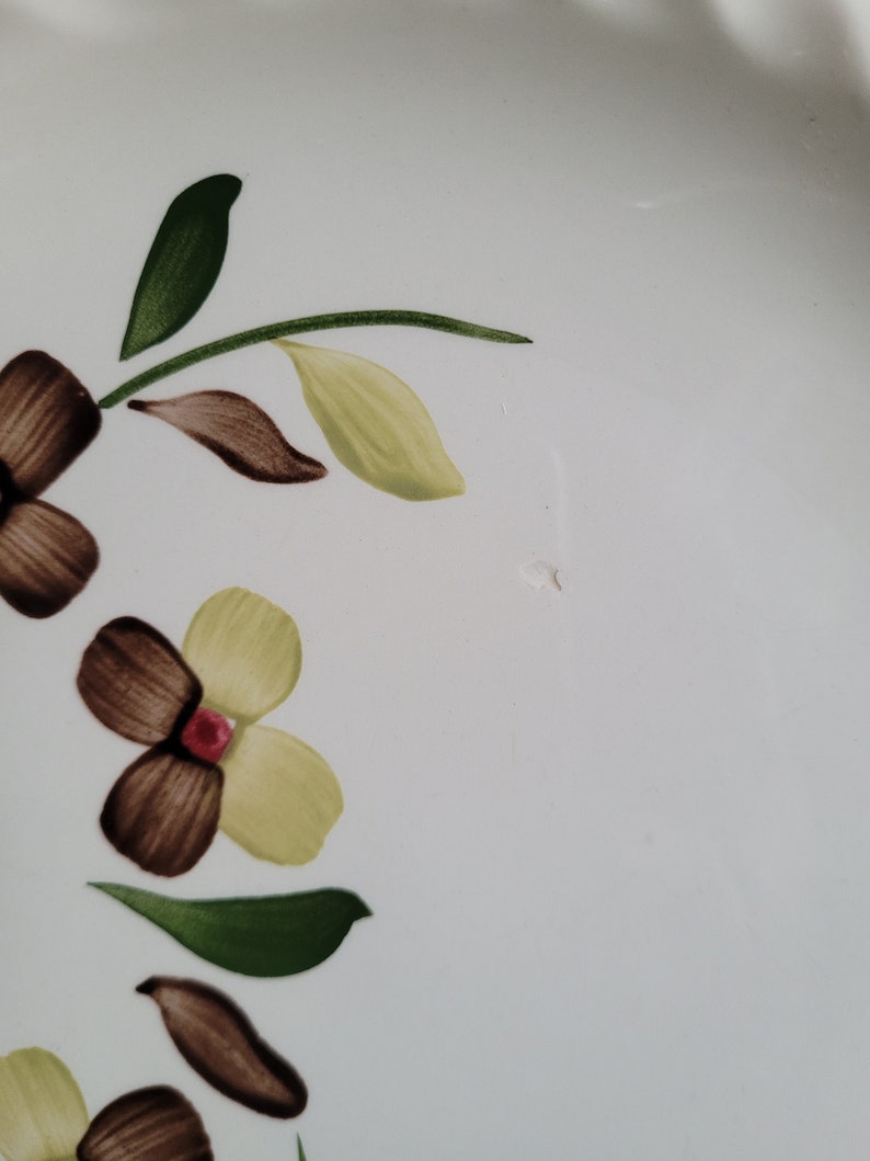 Vintage Blue Ridge Dinner Plate: Hand-painted Floral "spray" Pattern - Etsy