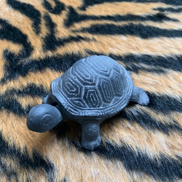 Vintage Cast Iron Turtle - Etsy