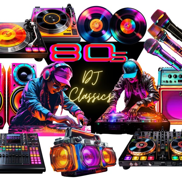 80s Records Png - Etsy
