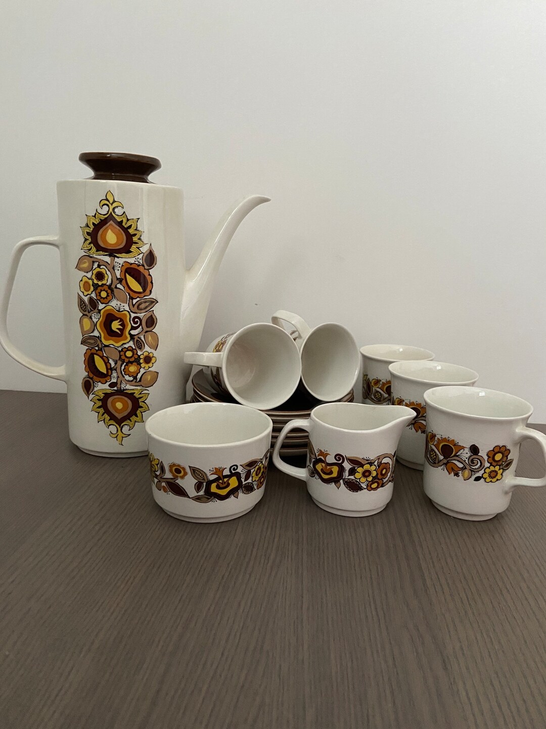Vintage J & G Meakin Coffee Set - Etsy UK
