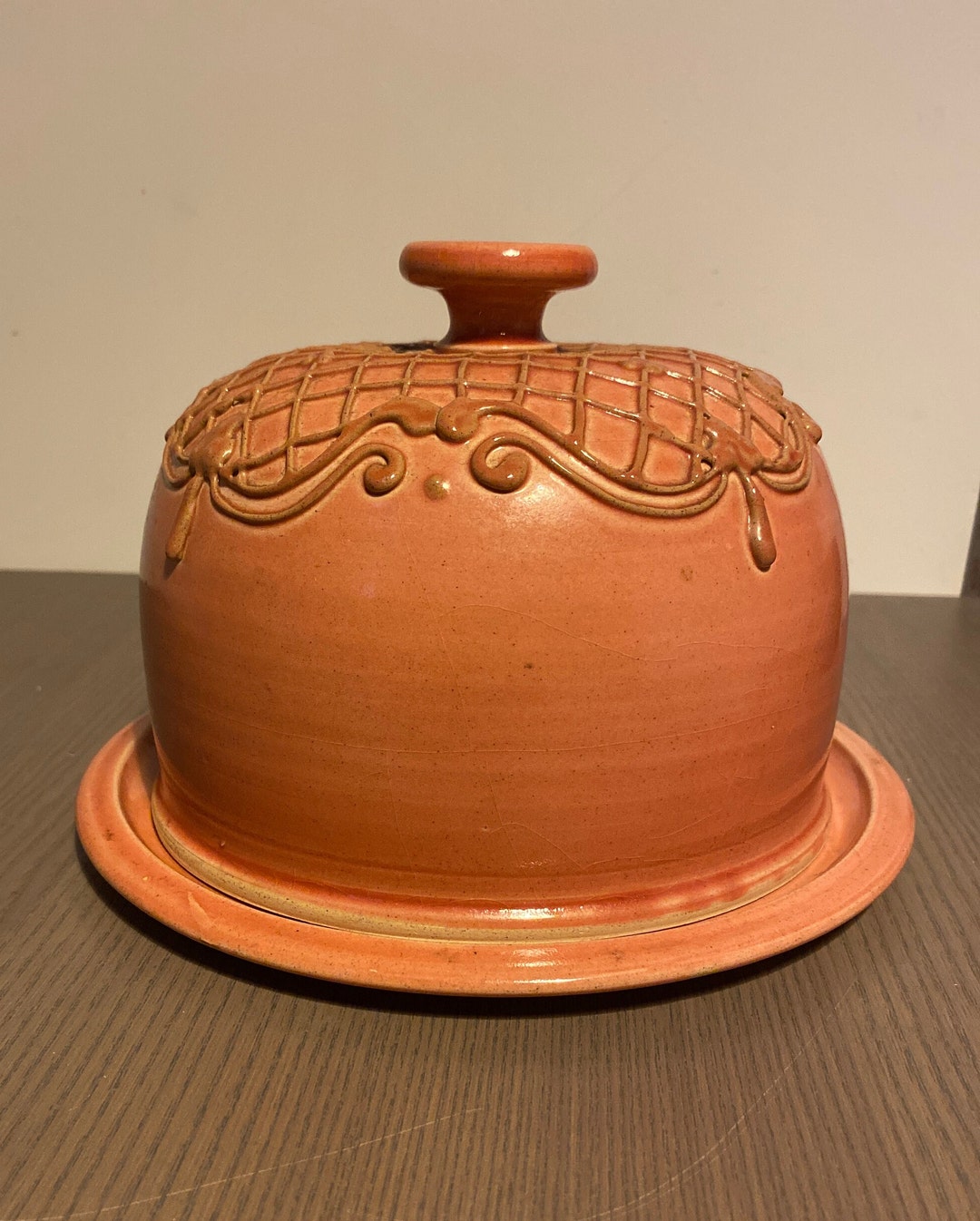 Garlic Tortilla Warmer / Garlic Roaster, Vintage, Oven to Table Serving ...