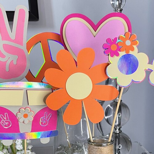 Groovy Happy Birthday Banner Retro 70's Party Theme - Etsy