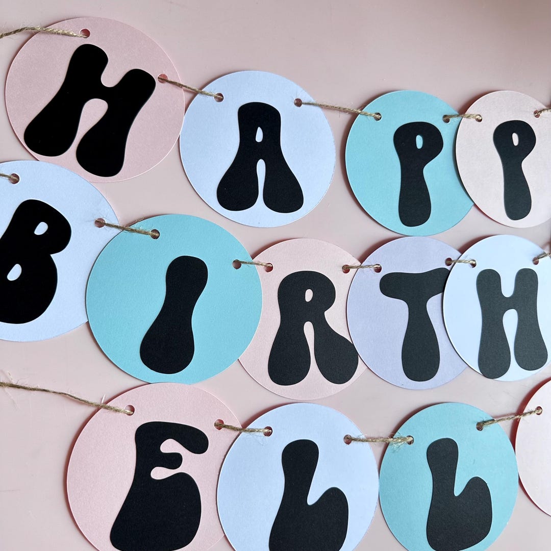 Smiley Face Checkered Banner | Rad Party Decorations - Etsy