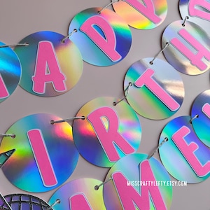 Disco Banner | Disco Ball Decorations | Disco Party Decorations - Etsy