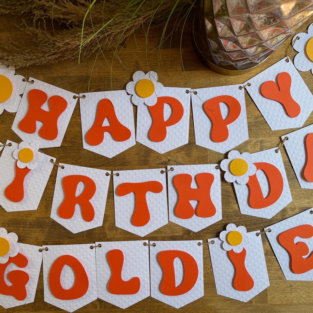 Groovy Banner | Boho Celebration Banner | Groovy Party Decorations ...