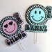 Smiley Cake Topper | Checkered Cake Decorations | Rad Cake Toppers ...