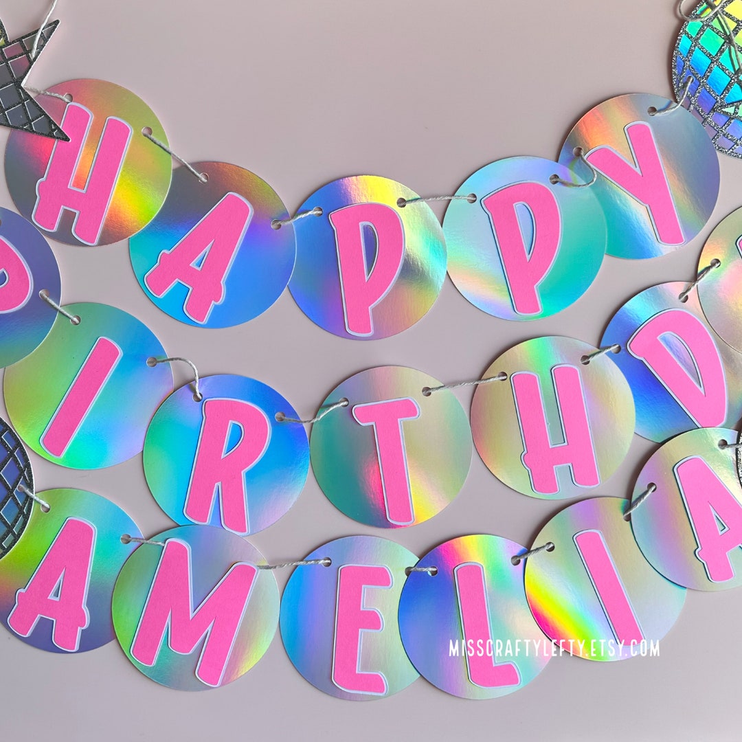 Disco Banner | Disco Ball Decorations | Disco Party Decorations - Etsy