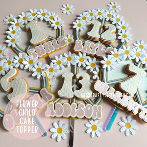 5 Groovy Centerpieces Flower Child Centerpieces Groovy Party Decoration ...