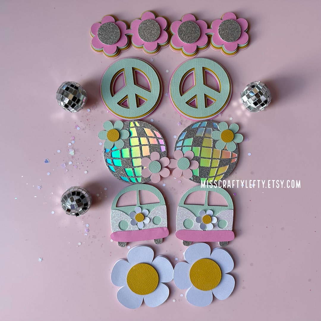 Disco Ball Groovy Cupcake Toppers | Groovy Cake Decorations | Groovy ...