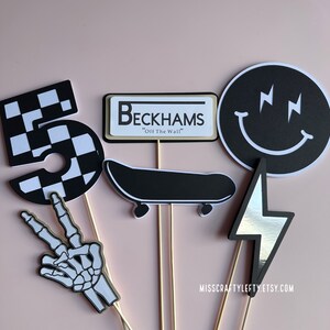 Skateboard Inspired Centerpieces | Skateboard Party Decorations ...