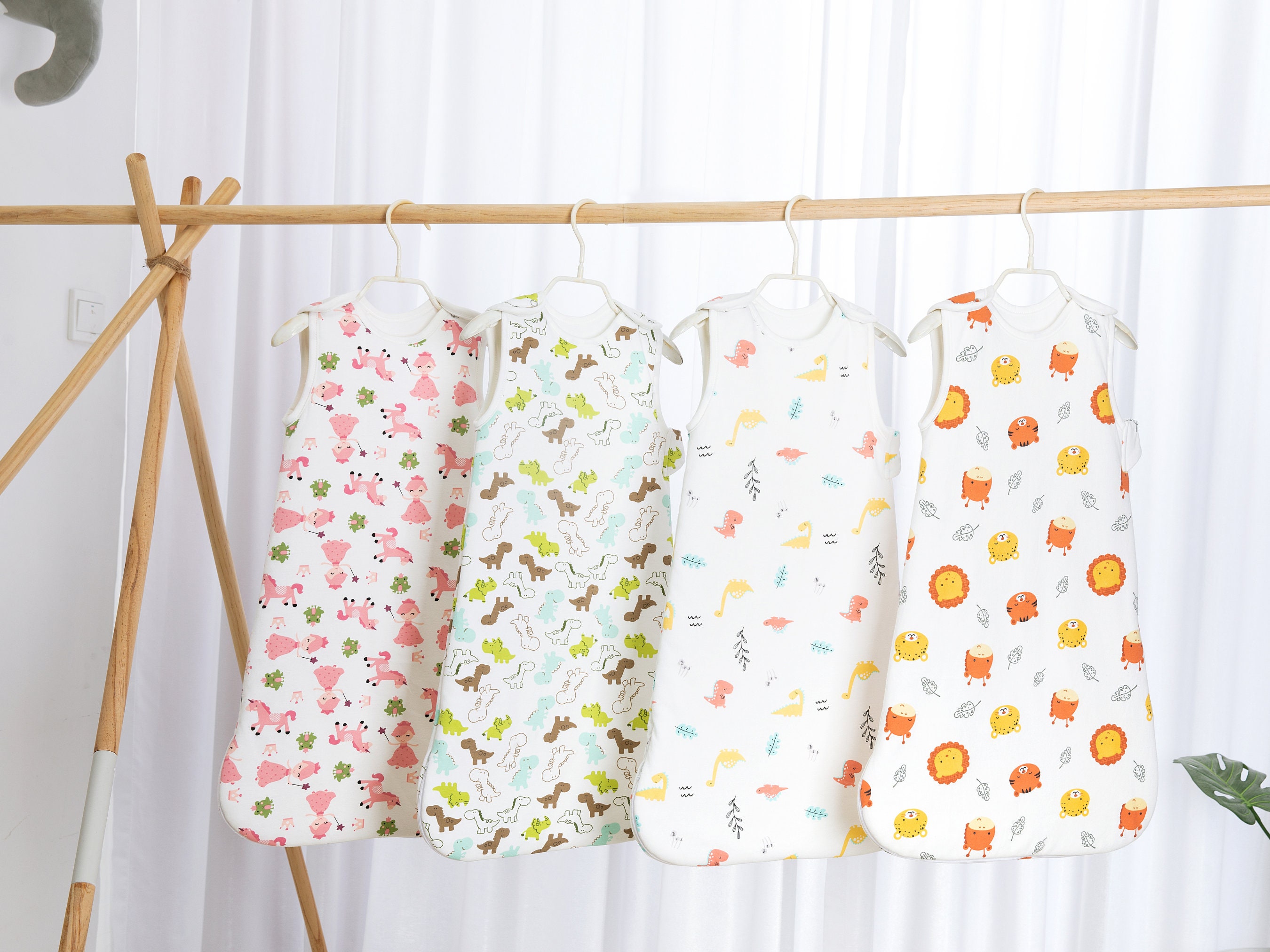 The Luna Babies Baby Sleep Sack, Baby Wearable Blanket 0-6 Months and 6 ...