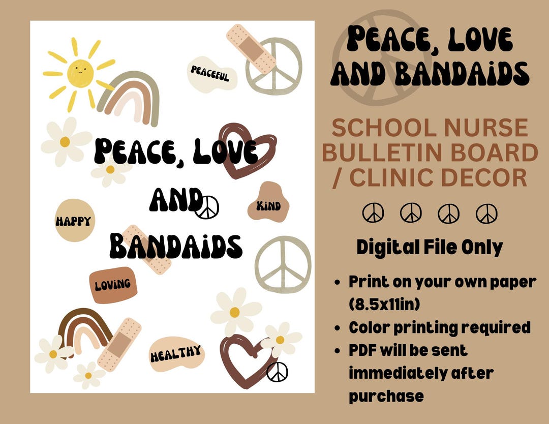 School Nurse Clinic L School Nurse Decor L Bulletin Board L School ...