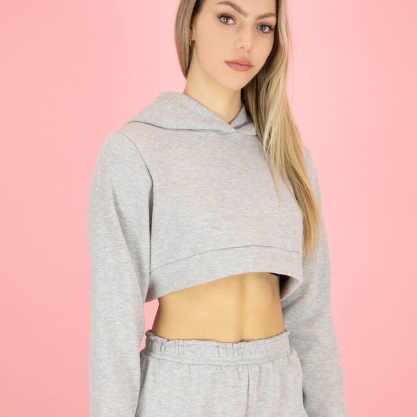 Workout Cropped Hoodie - Etsy
