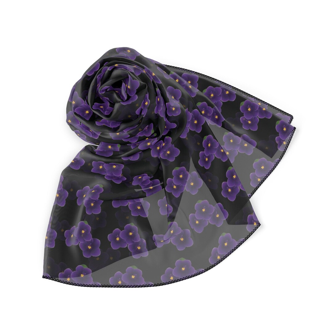 Delta Sigma Theta African Violet Poly Scarf - Etsy