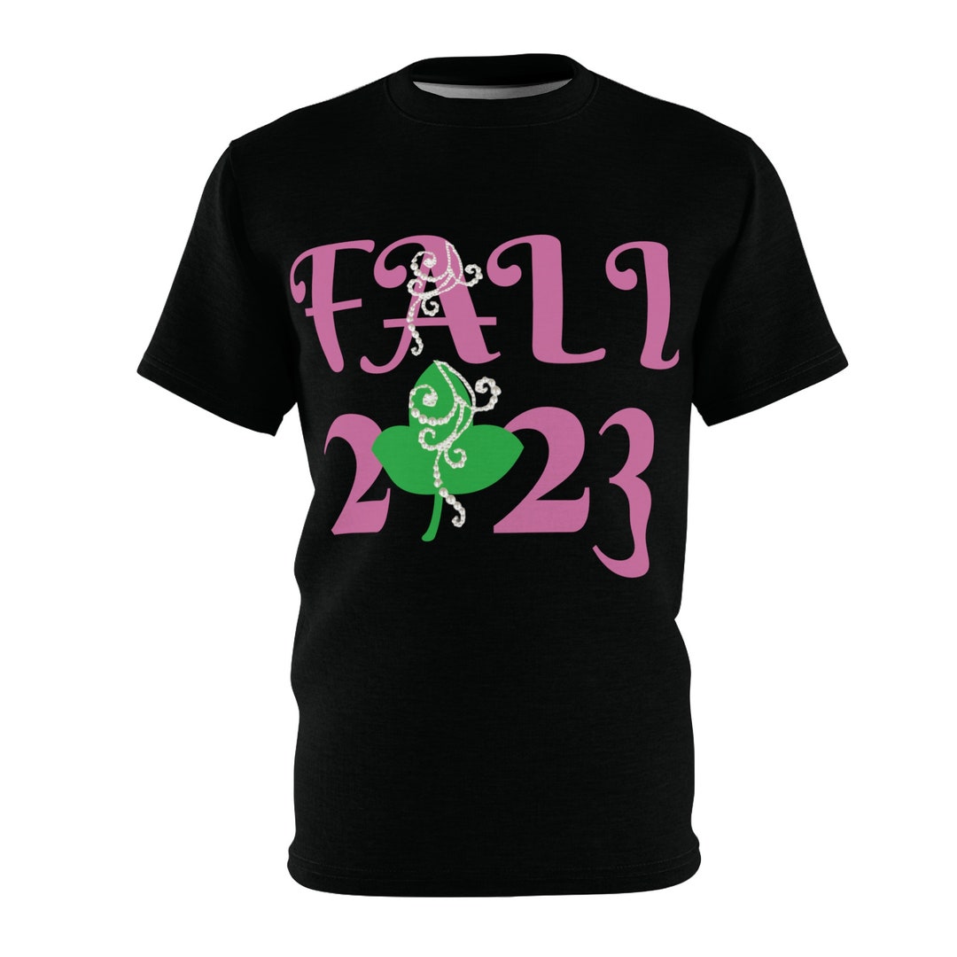 Fall 2023 Alpha Kappa Alpha Sorority Inc 1908 Unisex Cut & Sew Tee AOP ...