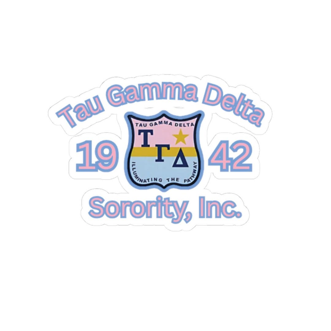 Tau Gamma Delta Sorority Kiss-cut Stickers | Perfect for Laptops, Water ...