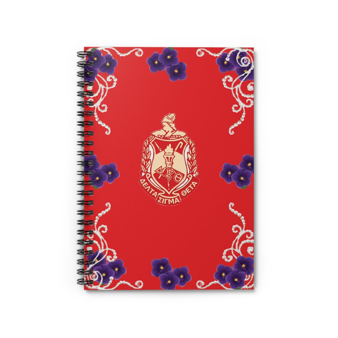 Delta Sigma Theta Sorority Inc. 1913 Spiral Notebook Ruled Line - Etsy