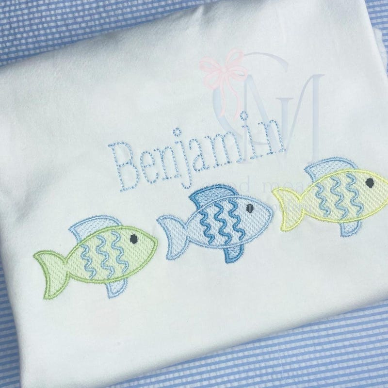 Little Fish Embroidery - Etsy