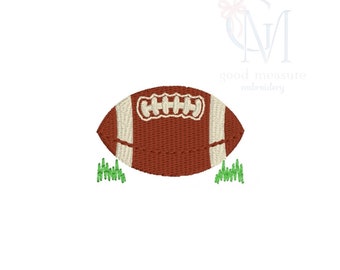 Football Mini Fill Stitch Machine Embroidery Design in Four Different ...