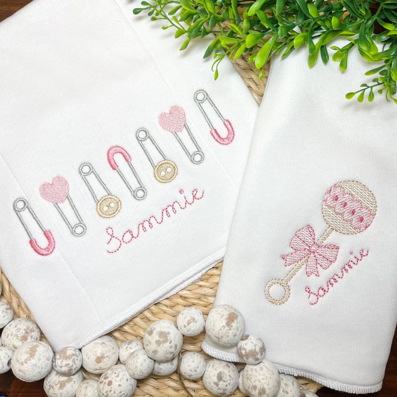 Baby Rattle Sketch Machine Embroidery Design - Etsy