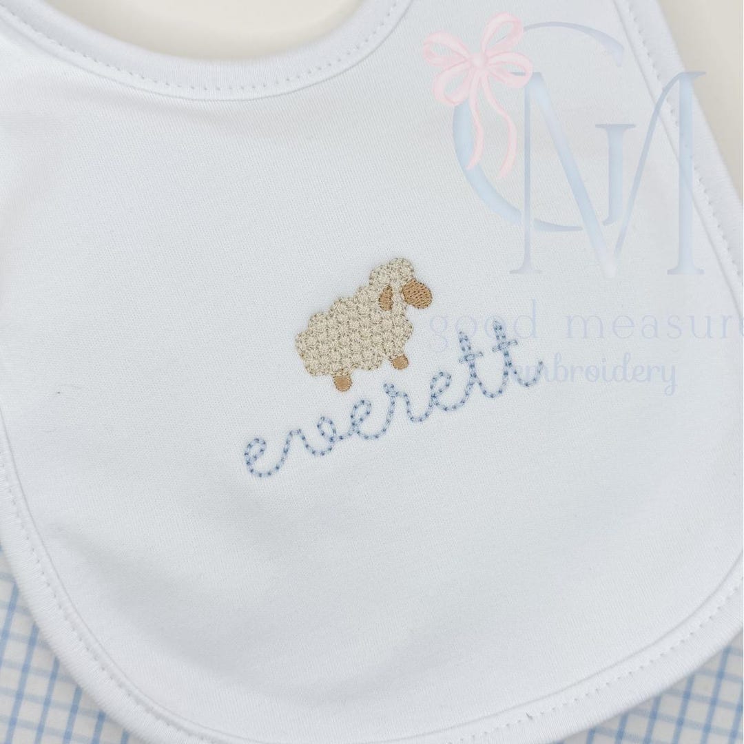 French Knot Tiny Sheep Machine Embroidery Design - Etsy