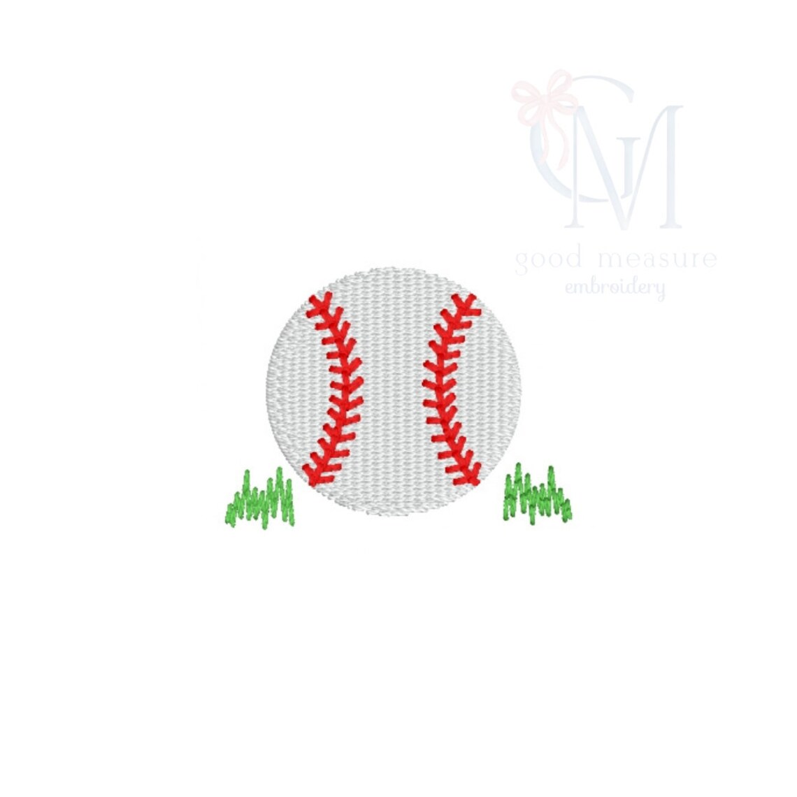 Mini Fill Baseball Machine Embroidery Design - Etsy