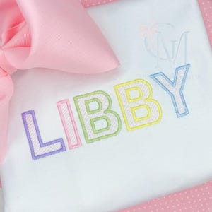 Bold Border Block Sketch Font Machine Embroidery Design - Etsy