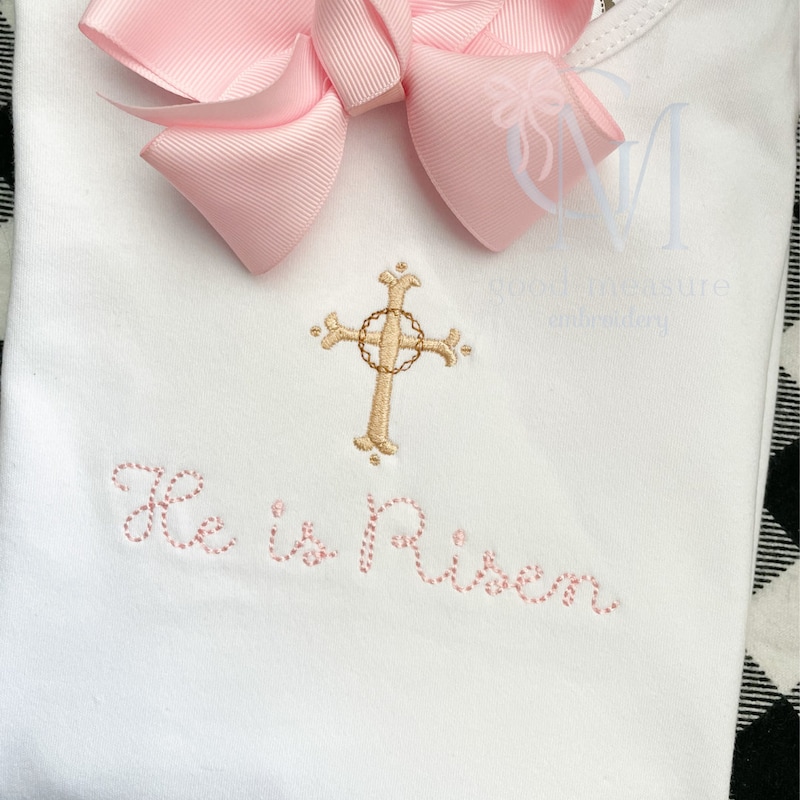 Baptism Embroidery Design - Etsy