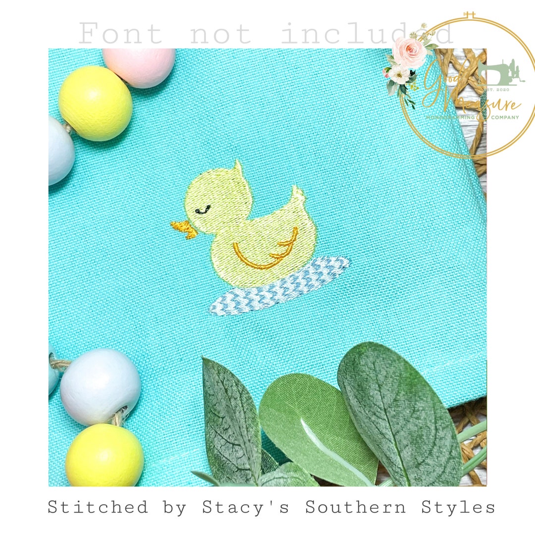 Mini Fill Barnyard Baby Duck Embroidery Design - Etsy