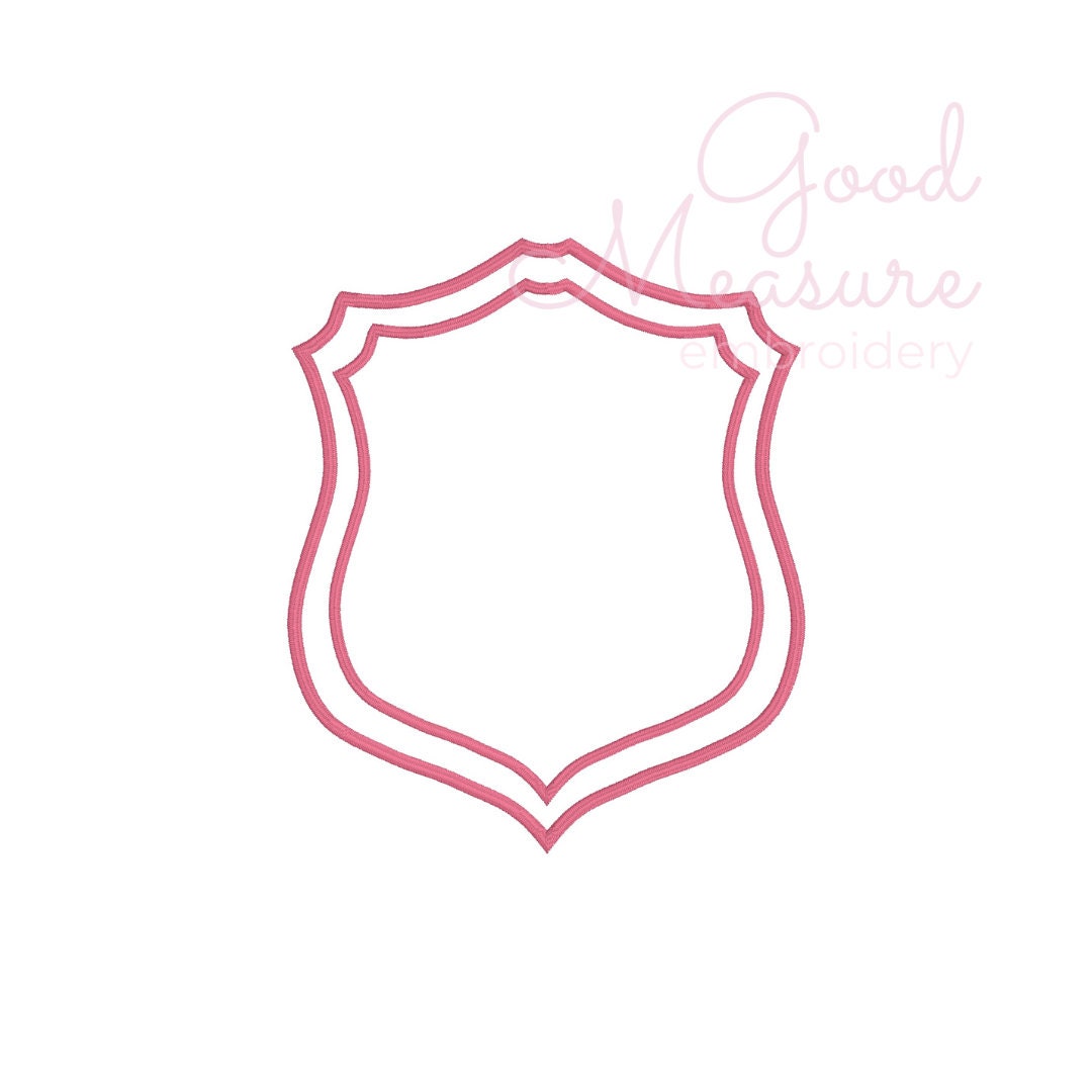 Monogram Double Crest Baby Bridal Stitch Machine Embroidery Design - Etsy