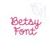 The Betsy Bold Font Handwritten Script Satin Stitch Machine Embroidery ...
