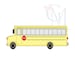 School Bus Zig Zag Back to School Stitch Machine Embroidery Design - Etsy