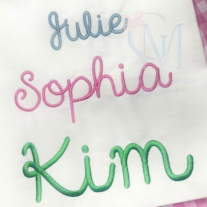 The Betsy Bold Font Handwritten Script Satin Stitch Machine Embroidery ...