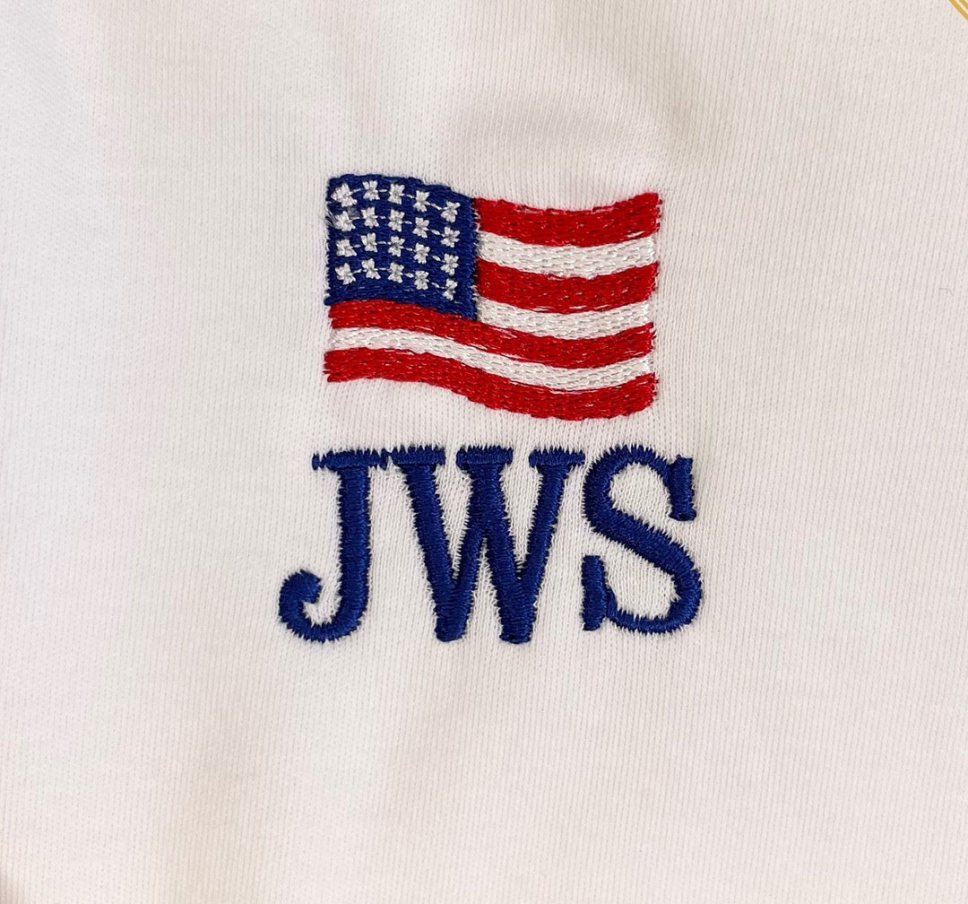 Mini Fill Patriotic American Flag Machine Embroidery Design - Etsy