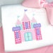 Princess Fairy Tale Castle Satin Applique Machine Embroidery Design - Etsy