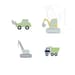 Mini Fill Construction Crew Bundle Machine Embroidery Design - Etsy