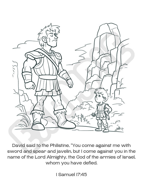 David Coloring Sheets