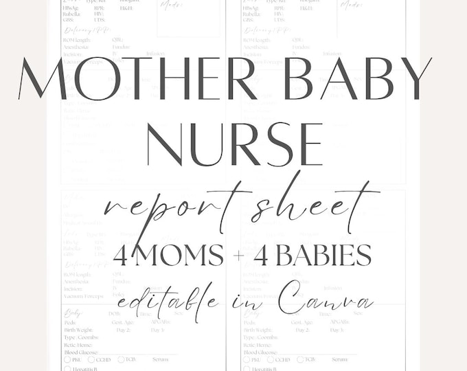 POSTPARTUM Nurse Brain - Etsy