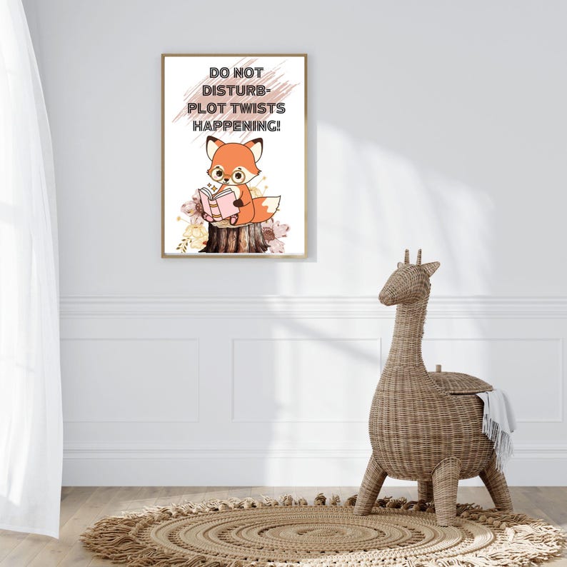 Do Not Disturb - Plot Twists Happening - Printable Wall Art - Etsy