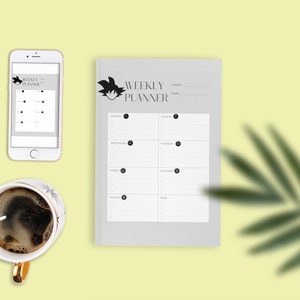 Goku, Daily to Do List Printable, Instant Download, Minimal ...