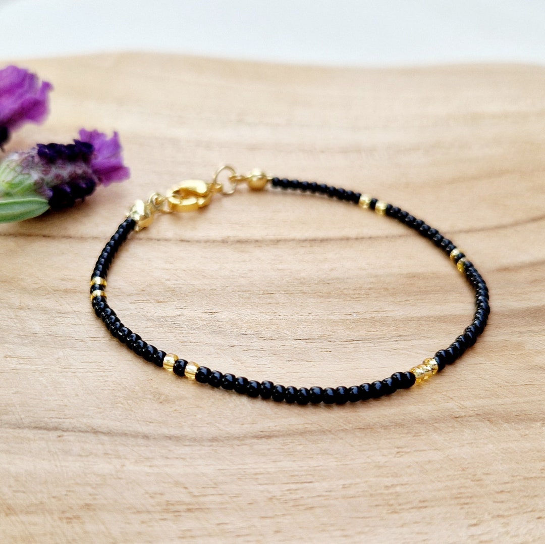 Beaded Anklet for Woman, Dainty Beaded Anklet, Stacking Anklet ...